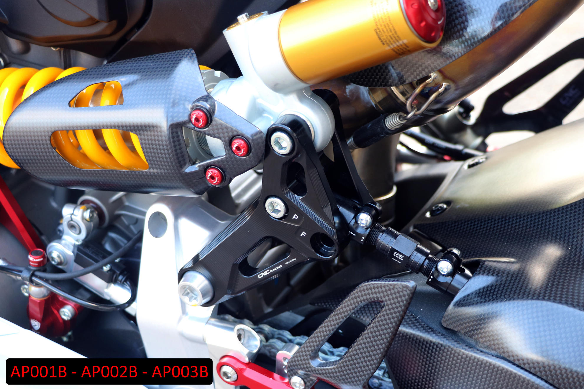 Rear suspension rocker arms Ducati Panigale V-Twin | Cnc Racing
