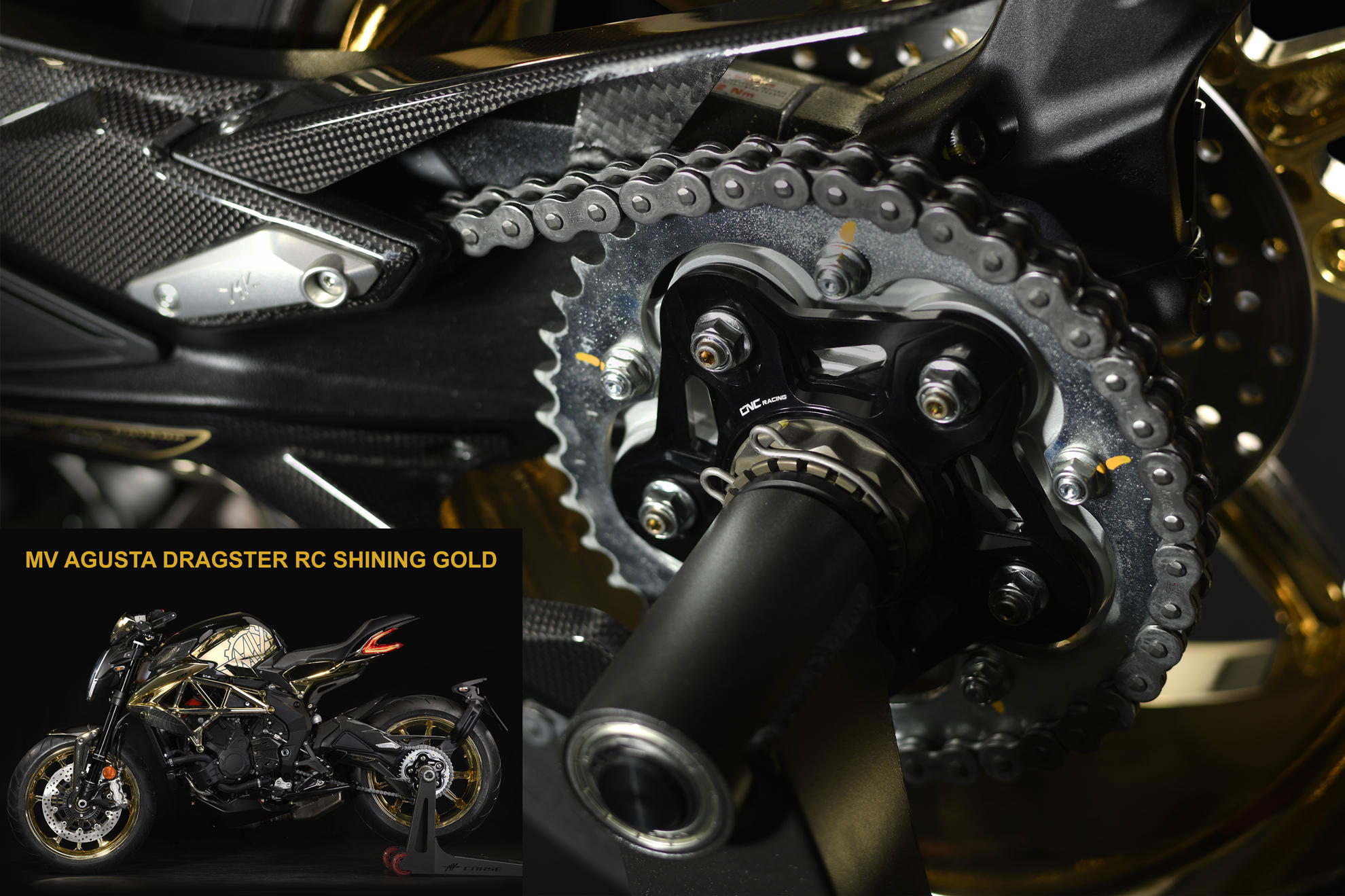 Rear sprocket flange 5 holes MV Agusta | Cnc Racing