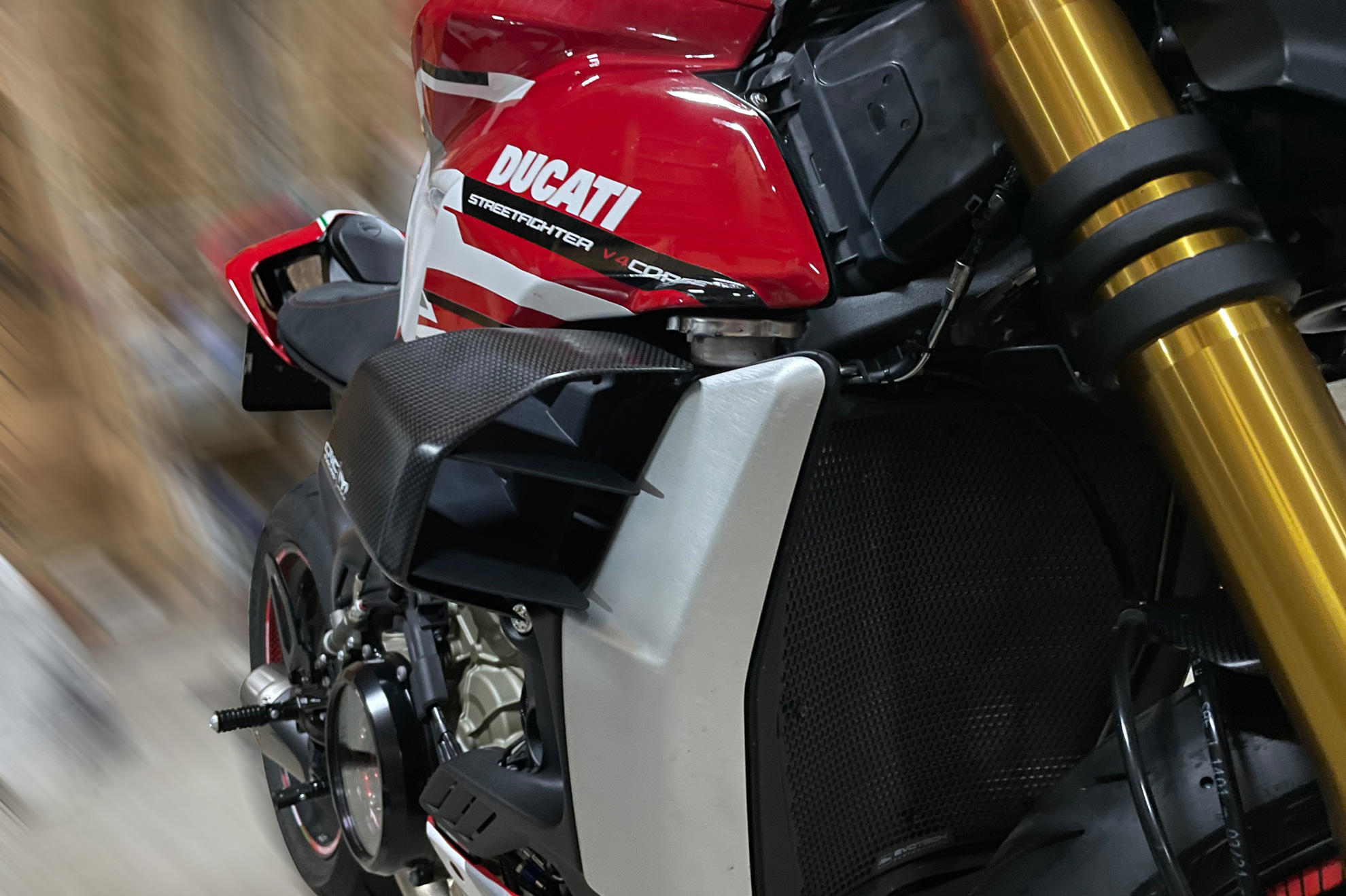 GP Winglets Ducati Streetfighter V4 - Carbon fiber | Cnc Racing