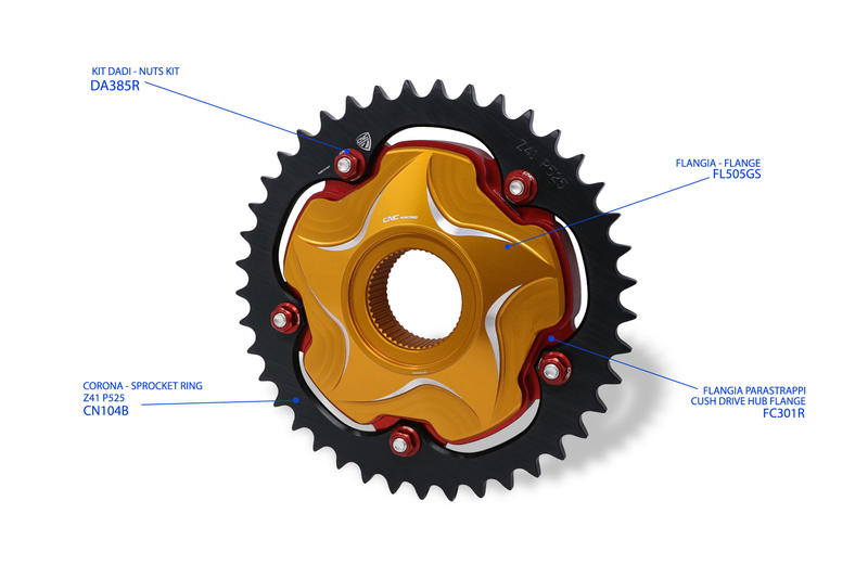 Cush drive hub flange MV Agusta | Cnc Racing