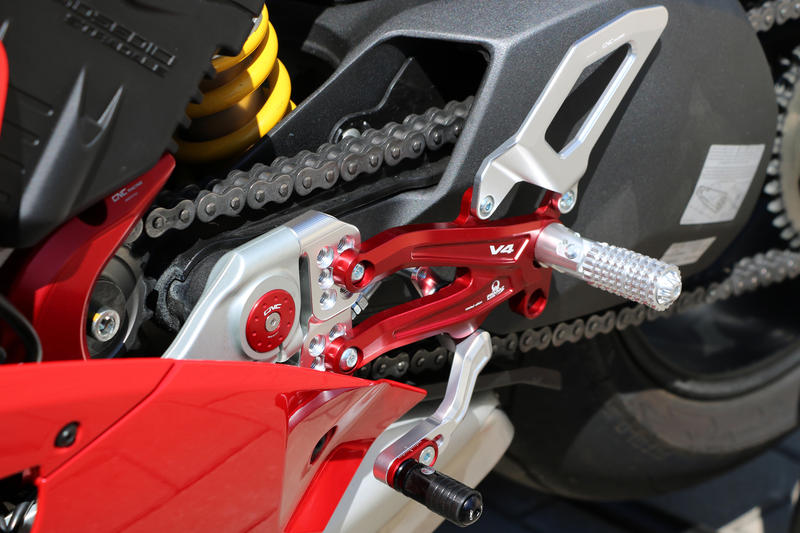Adjustable rear sets Ducati Panigale V4 series for V4, V4 S and V4 ...