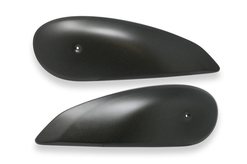 Side cover fuel tank Ducati Scrambler - matt carbon | Cnc Racing
