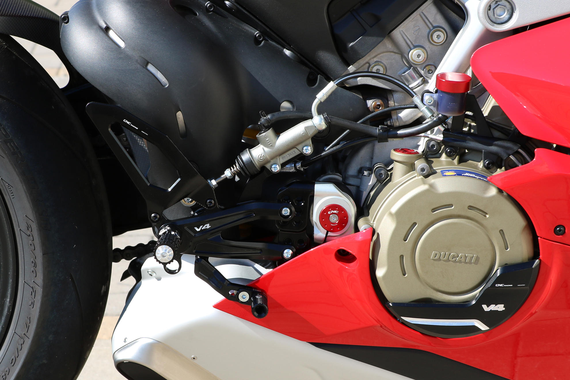 Adjustable rear sets RPS Ducati Panigale V4 | Cnc Racing