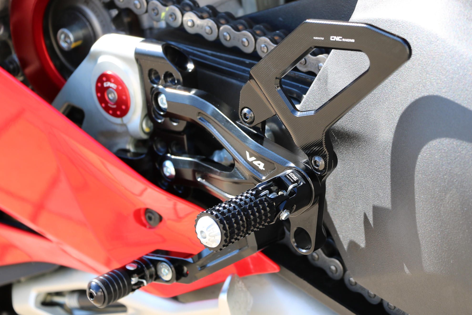 Adjustable rear sets RPS Ducati Panigale V4 | Cnc Racing