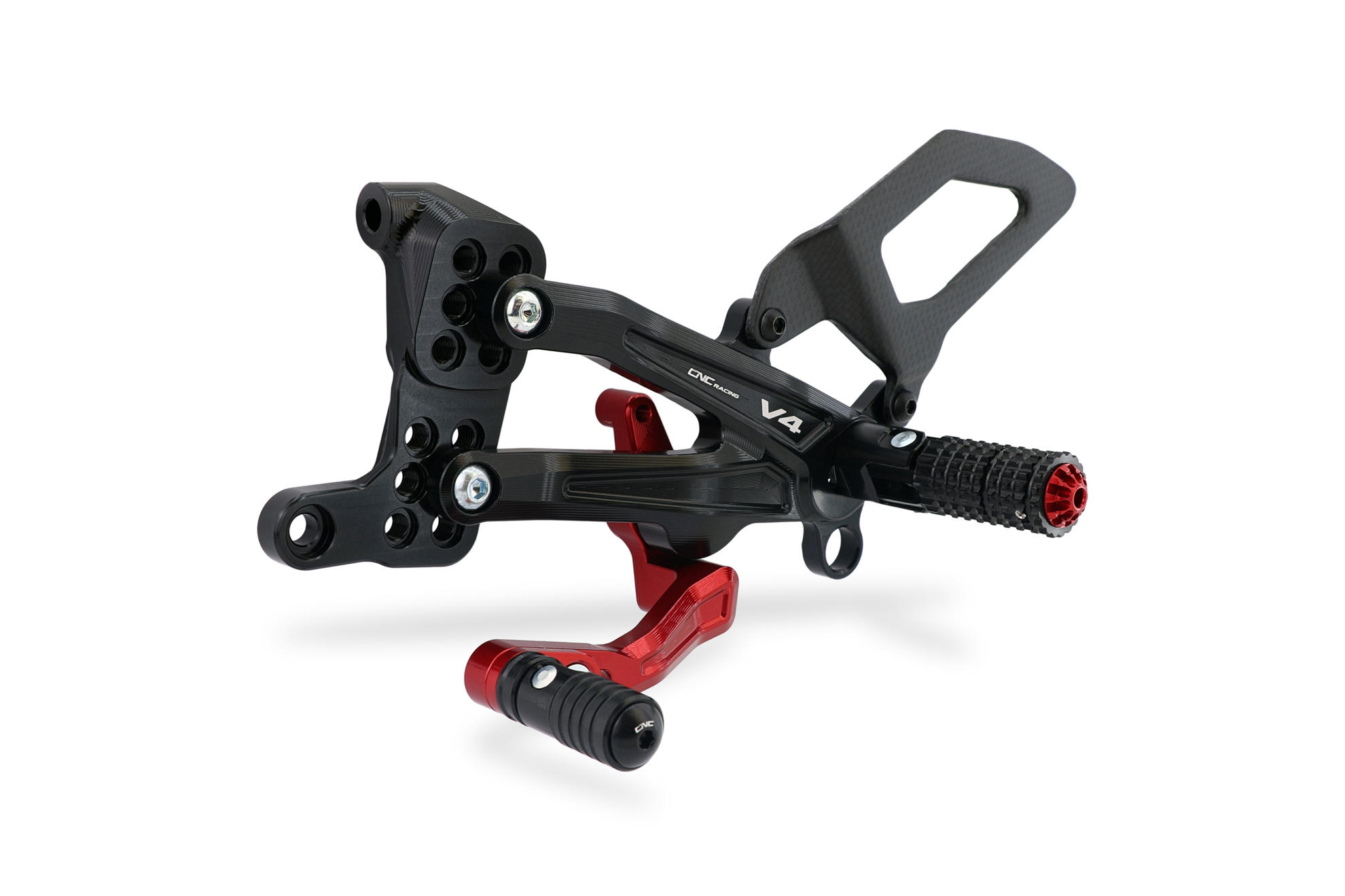 Adjustable rearsets Ducati Streetfighter V4 Carbon | Cnc Racing