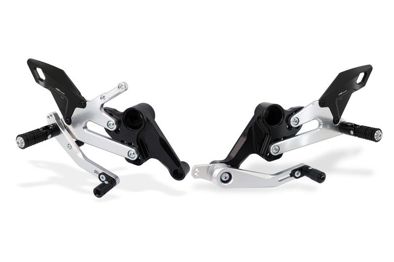Adjustable rear sets Aprilia RS 660 - Tuono 660 | Cnc Racing